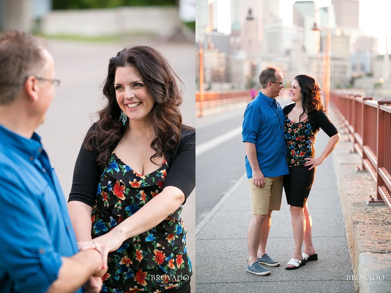 Summer Love | Maria + Scott on the Stone Arch Bridge | Minneapolis ...